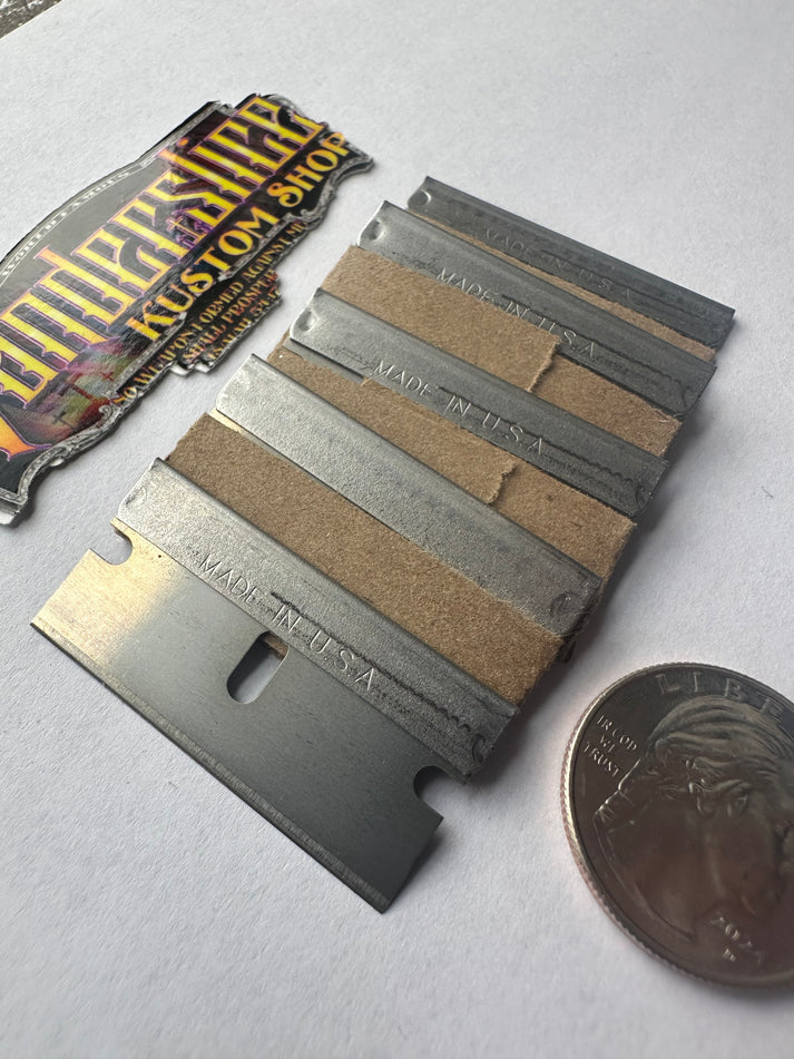 Vanderslice Tape Removal Razor Blades – Vanderslice Kustom Shop