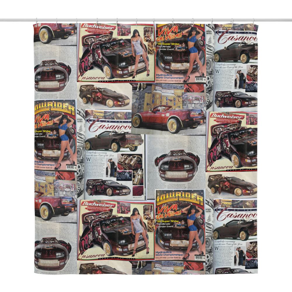 Casanova Shower curtain – Vanderslice Kustom Shop